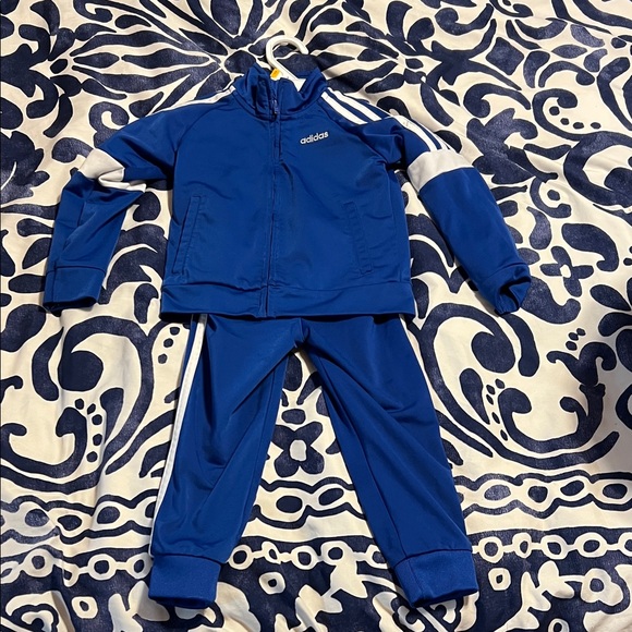 adidas | Matching Sets | Adidas Royal Blue Tracksuit With White Stripes ...